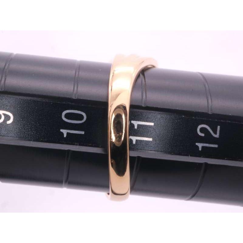 ダイヤ 0.04ct デザイン リング 11号弱 K18YG pt900 イエロー ダイヤ 0.04ct デザイン リング 11号弱 K18YG pt900 イエロー