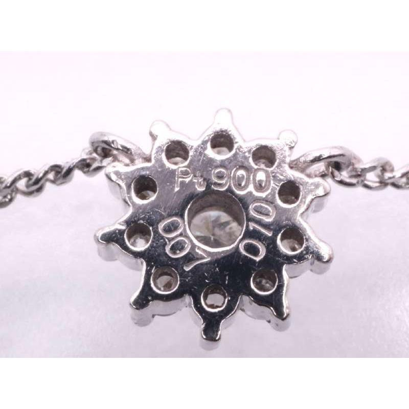 ブランド登録なし ダイヤ0.10ct ダイヤ0.07ct デザイン ネックレス pt900 pt850 プラチナ : 親切な 玉や質店 - 通販 - Yahoo!ショッピング