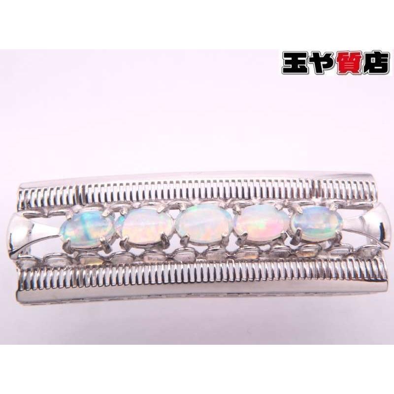 ブランド登録なし オパール5P デザイン 帯留め K14WG ホワイトゴールド : 親切な 玉や質店 - 通販 - Yahoo!ショッピング