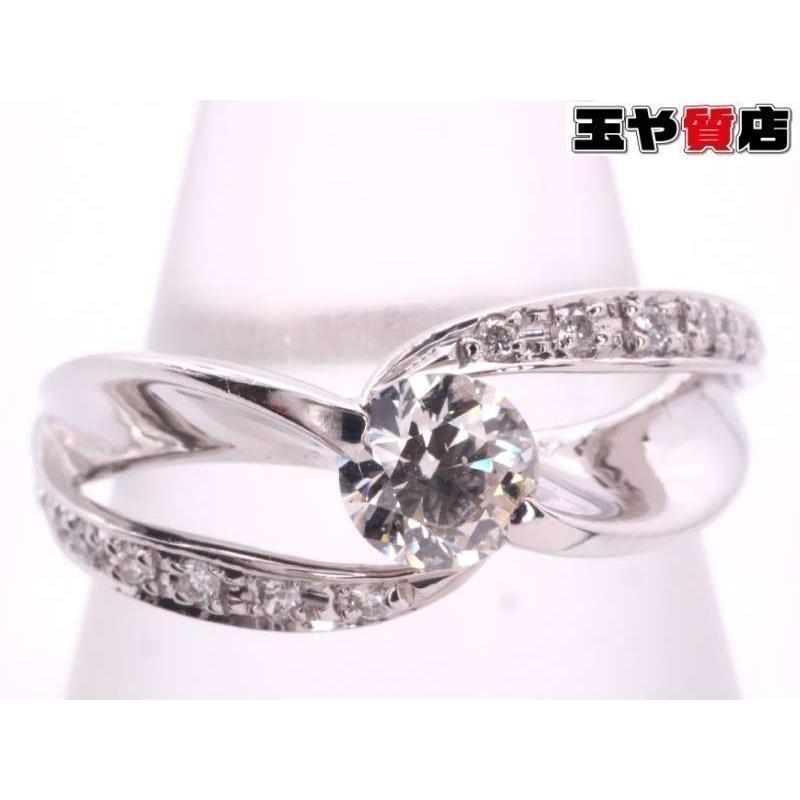 ダイヤ0.308ct ダイヤ0.07ct デザイン リング 11.5号 pt900 プラチナ : 親切な 玉や質店 - 通販 - Yahoo!ショッピング