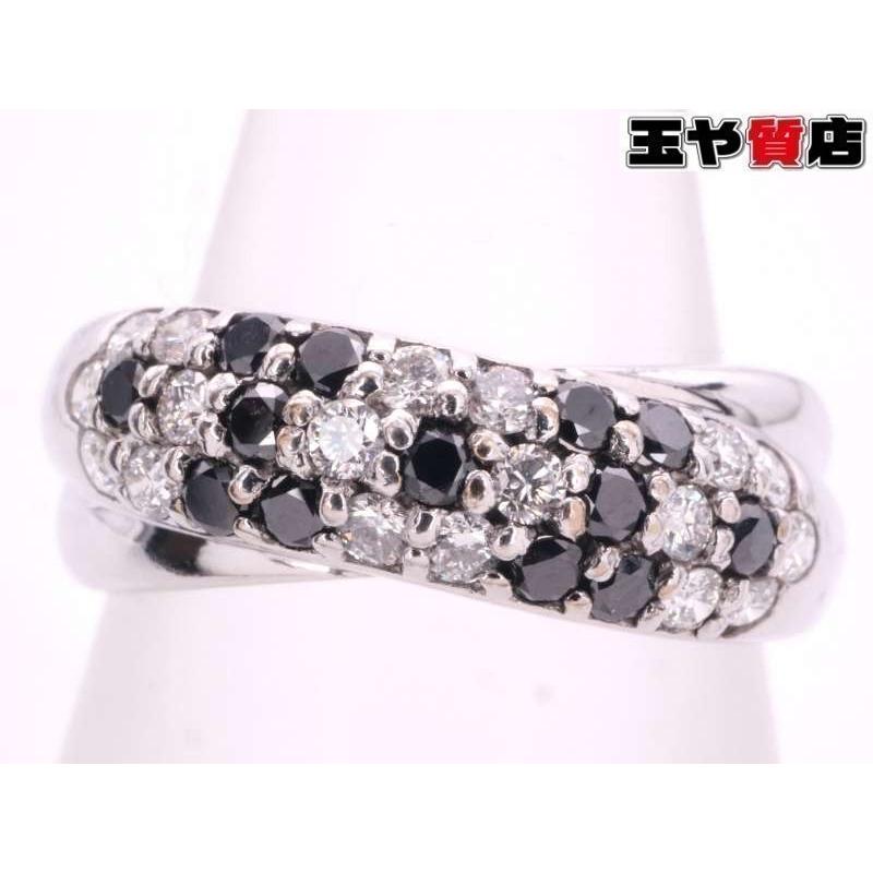 Ponte Vecchio ポンテヴェキオ 美品 ダイヤ0.29ct ブラックダイヤ0.21ct デザイン リング 14.5号 K18WG ホワイトゴールド : 親切な 玉や質店 - 通販 ...