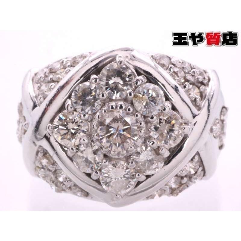 ダイヤ1.00ct デザイン リング 11号弱 K18WG ホワイトゴールド : 親切な 玉や質店 - 通販 - Yahoo!ショッピング