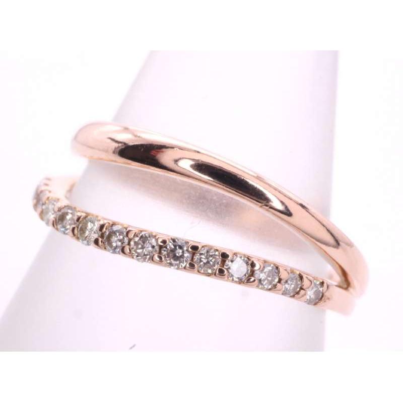 VENDOME AOYAMA ヴァンドーム青山 美品 ダイヤ0.15ct デザイン リング 11号弱 K18PG ピンクゴールド : 親切な 玉や質店 - 通販 - Yahoo!ショッピング