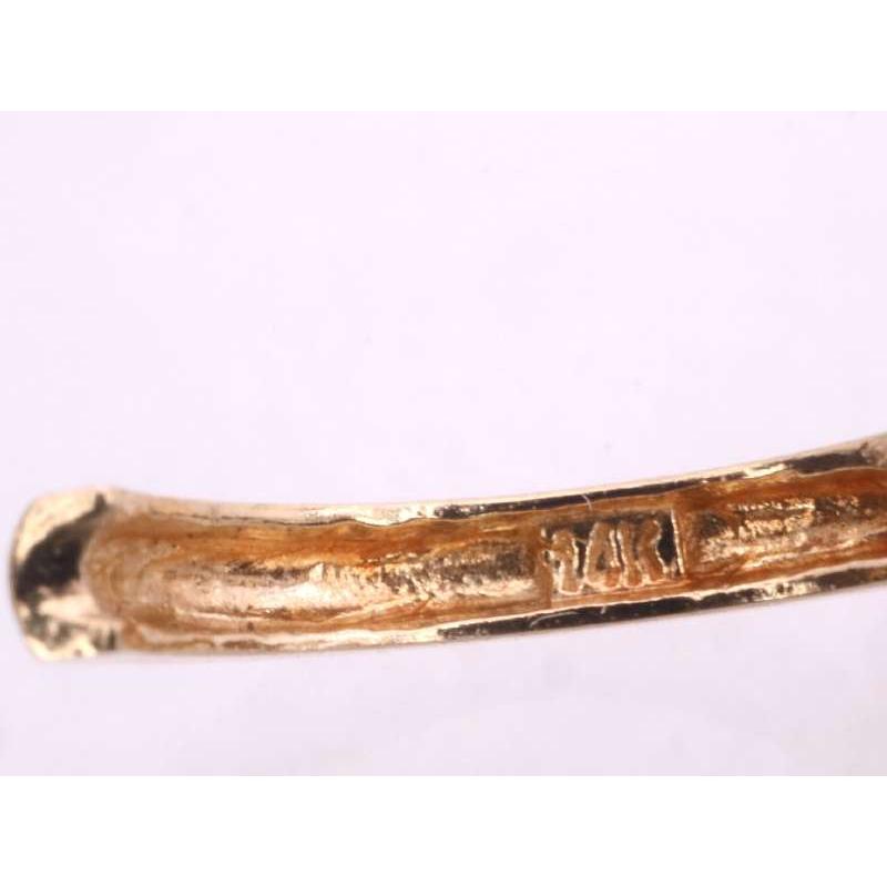 キュービックジルコニア ムービングデザイン ピアス 14K K14YG イエローゴールド : 親切な 玉や質店 - 通販 - Yahoo!ショッピング