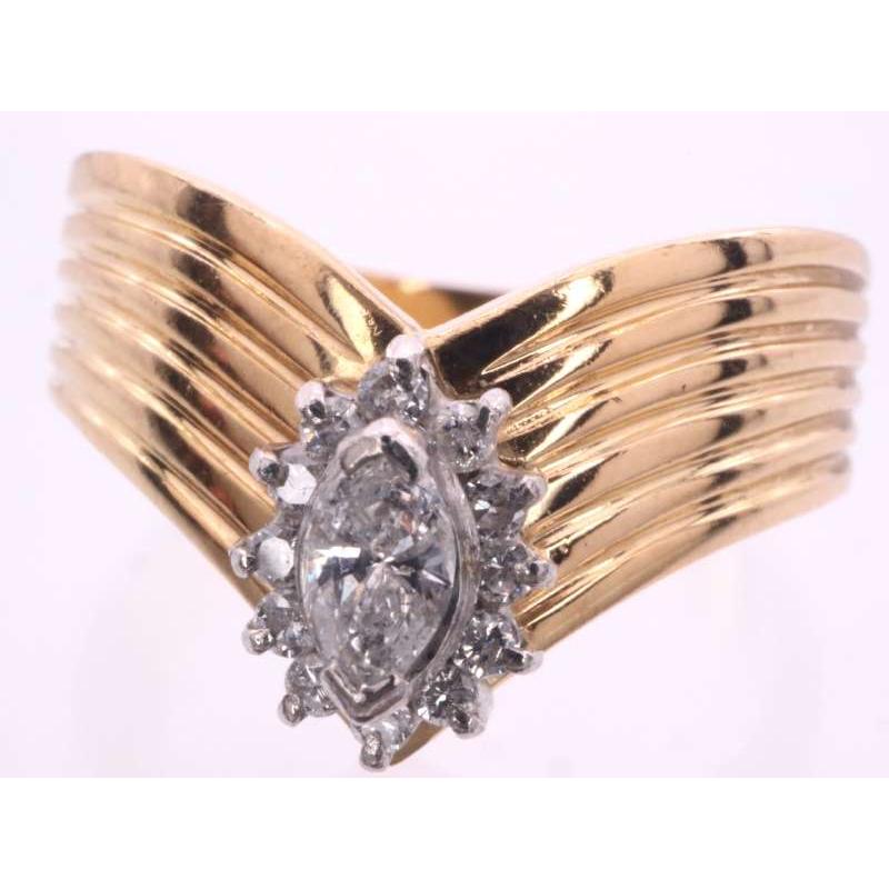 マーキスダイヤ0.14ct ダイヤ0.08ct デザインリング12号 pt900 K18YG プラチナ イエローゴールド : 親切な 玉や質店 - 通販 - Yahoo!ショッピング