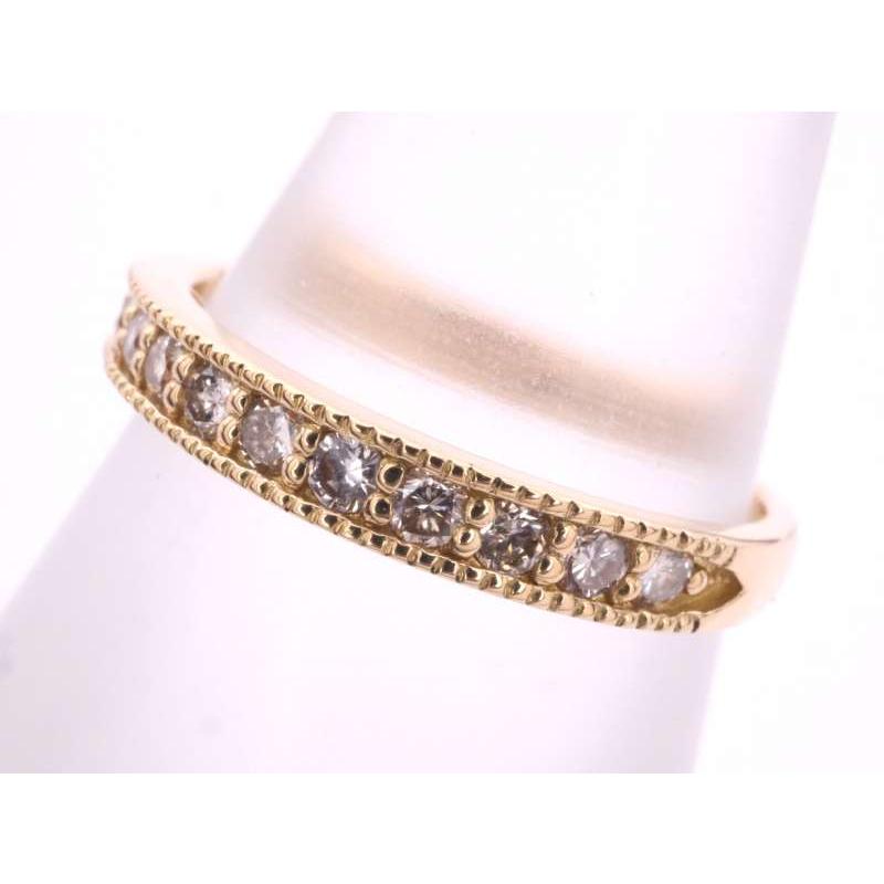 ダイヤ0.30ct デザインリング 9号 K18YG イエローゴールド : 親切な 玉や質店 - 通販 - Yahoo!ショッピング