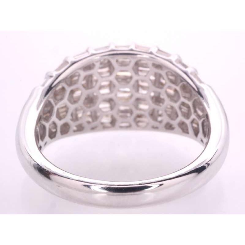 テーパーダイヤ2.0ct デザインリング14号 K18WG ホワイトゴールド : 親切な 玉や質店 - 通販 - Yahoo!ショッピング