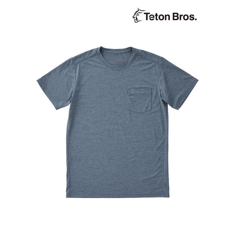 Vapor Pocket Tee #Blue [TB251-290102]/M べーパーポケットティー(メンズ) Teton Bros ...