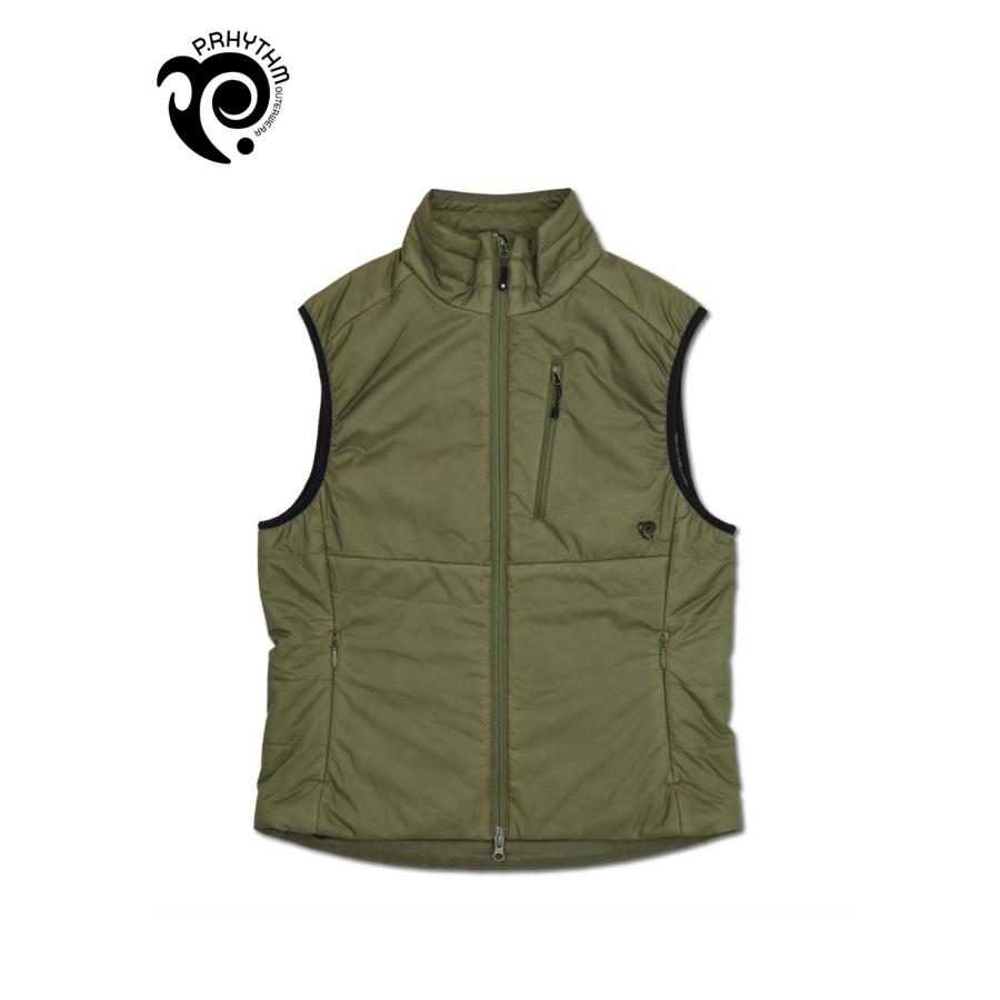 25/26モデル ISULATION VEST #STONE GRAY [PRM-26338] インサレーションベスト P.RHYTHM ...