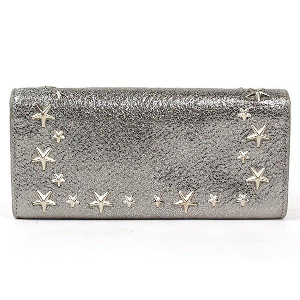 JIMMY CHOO ジミーチュウ 二つ折り長財布 スタースタッズ JIMMY CHOO ジミーチュウ 二つ折り長財布 スタースタッズ