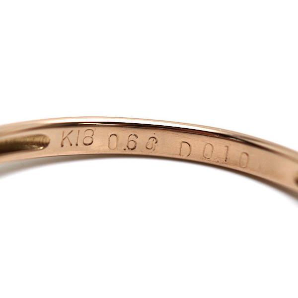 K18PG モルガナイトリング 12号 0.68ct ダイヤモンド 0.10ct 18金 ピンクゴールド 指輪 19166 : たまや質店 ...