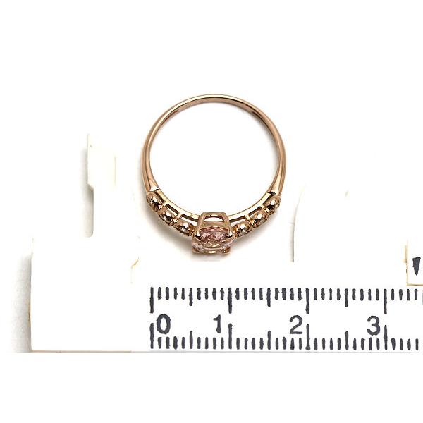 K18PG モルガナイトリング 12号 0.68ct ダイヤモンド 0.10ct 18金 ピンクゴールド 指輪 19166 : たまや質店 ...