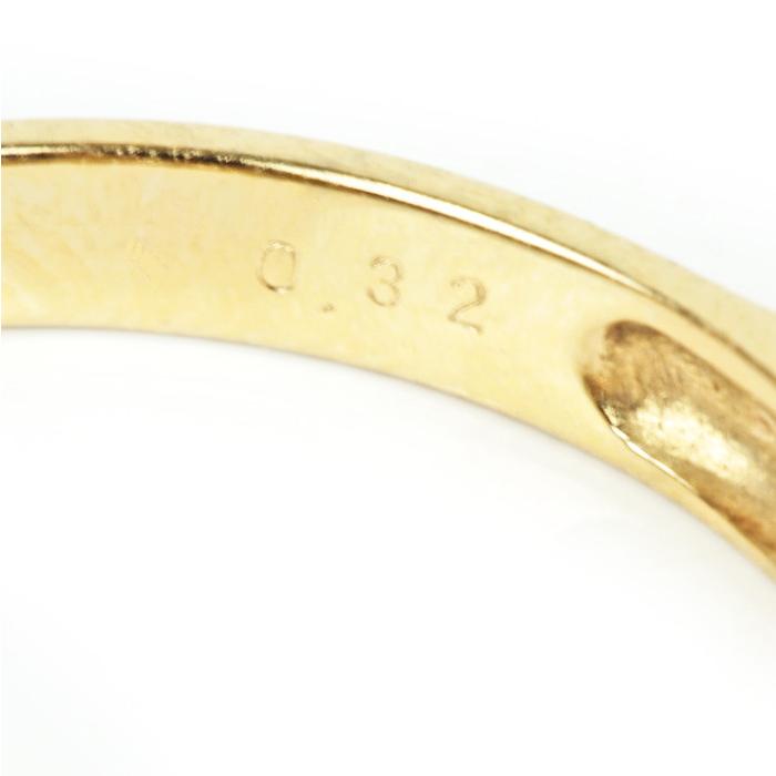 ダイヤモンド 0.32ct K18PG 18金 ピンクゴールド リング 指輪 10.5号 ハーフエタニティ ミル 20835 : たまや質店 - 通販 - Yahoo!ショッピング