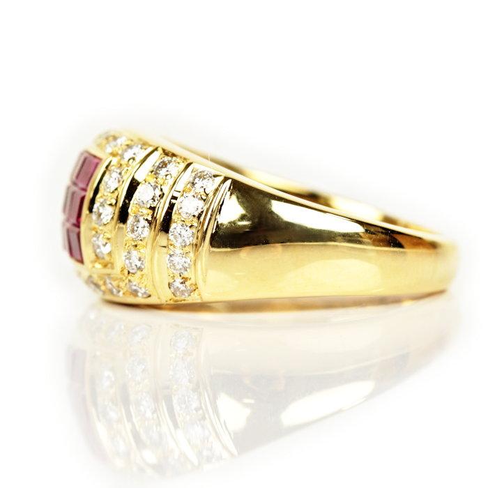 ルビー 0.95ct ダイヤモンド 0.62ct リング 指輪 13号 K18 ゴールド ソーティング 18金 21529 : たまや質店 - 通販 - Yahoo!ショッピング