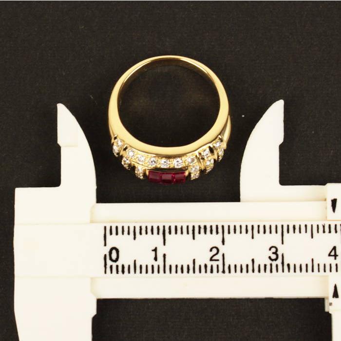 ルビー 0.95ct ダイヤモンド 0.62ct リング 指輪 13号 K18 ゴールド ソーティング 18金 21529 : 21529 : たまや質店 - 通販 - Yahoo!ショッピング