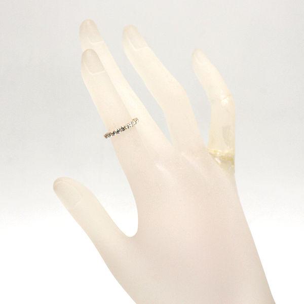 K18PG ハーフエタニティリング 7号 ダイヤモンド 0.50ct 約1.7g 18金 ピンクゴールド 指輪 22160 :22160:たまや質店 - 通販 - Yahoo!ショッピング