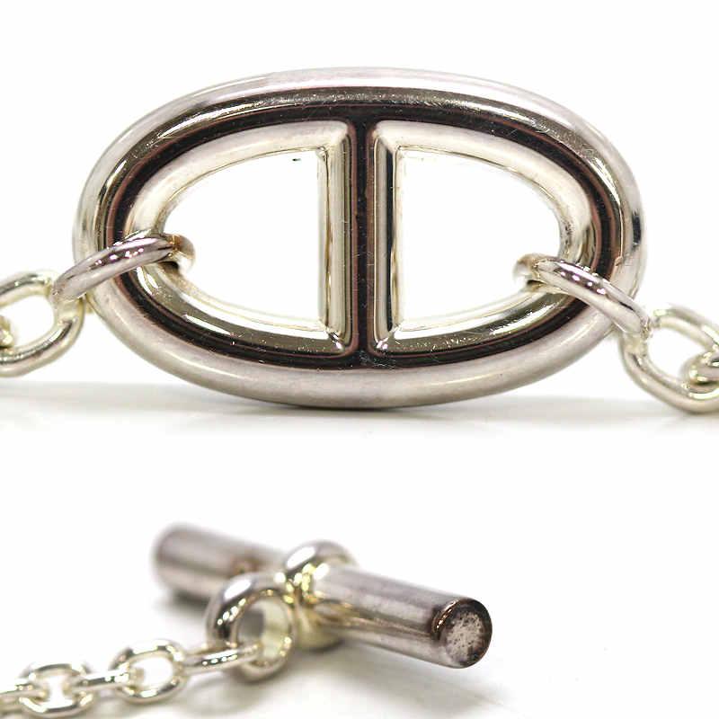 シェーヌ・ダンクル HERMES エルメス ファランドール 80 ロングネックレス SV925 シルバー イタリア製 シェーヌダンクル ...