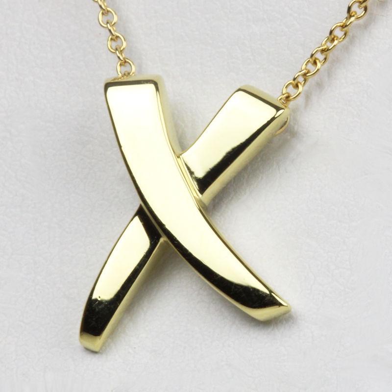 TIFFANY&Co. Tiffany&Co. ティファニー グラフィティ X キス ネックレス パロマ・ピカソ 約41cm K18 18金 ゴールド 30085 : たまや質店 - 通販 ...