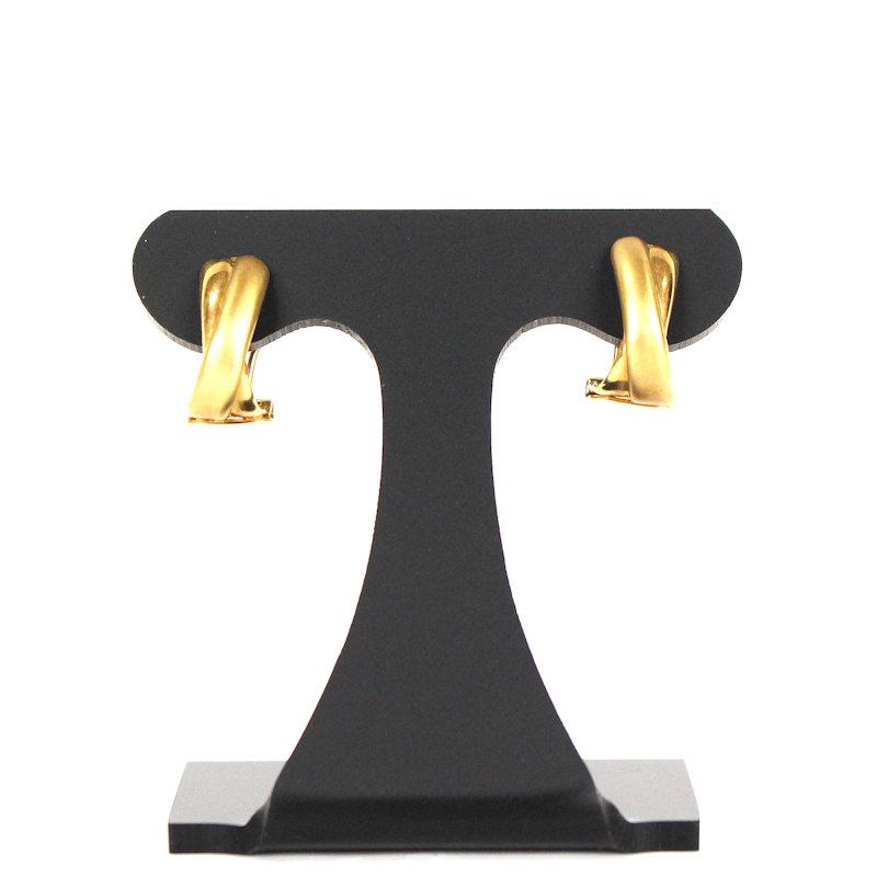 クリップ式マットとツヤのイヤリング K18YG 18金イエローゴールド 地金 30365 : たまや質店 - 通販 - Yahoo!ショッピング