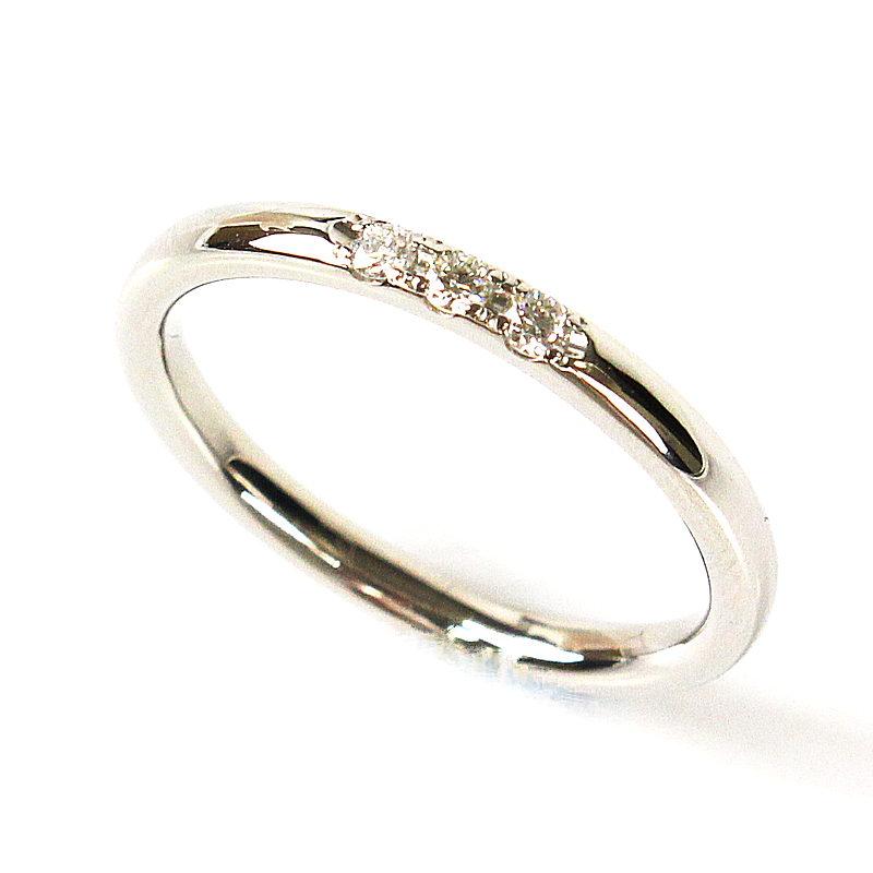 MIKIMOTO ミキモト Pt950 ダイヤモンドリング プラチナ ダイヤモンド 0.05ct 9号 指輪 30553 : たまや質店 - 通販 - Yahoo!ショッピング