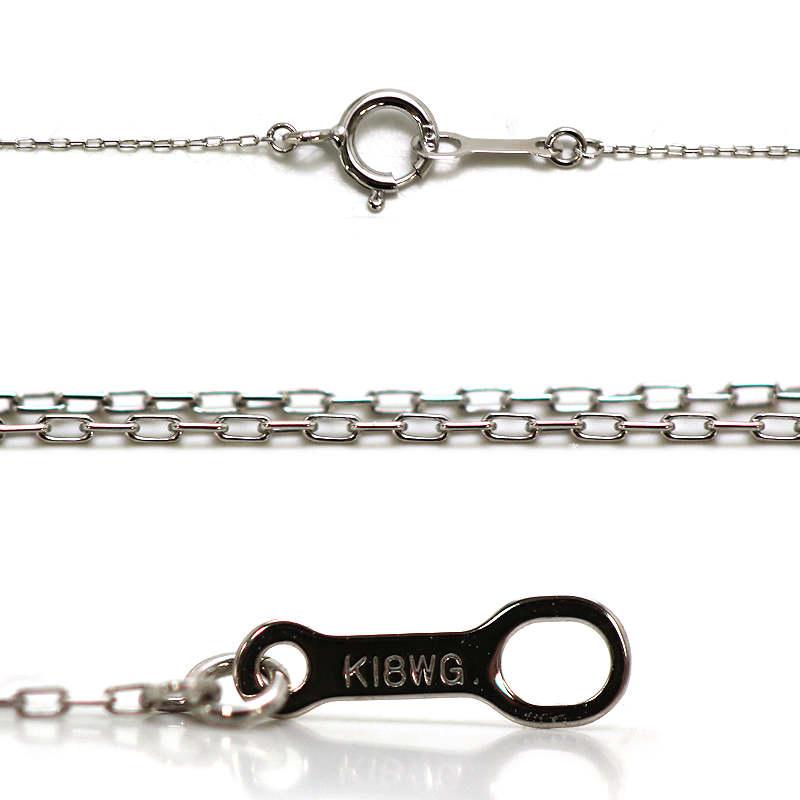 K18WG ダイヤモンドネックレス 約45cm 0.40ct 約1.6g 18金 ホワイトゴールド 30973 : たまや質店 - 通販 - Yahoo!ショッピング