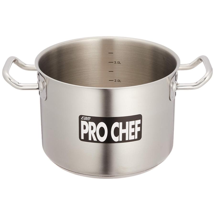 EBM 18-8 プロシェフ IH 半寸胴鍋 20cm 蓋無 : 田道屋 - 通販 - Yahoo!ショッピング