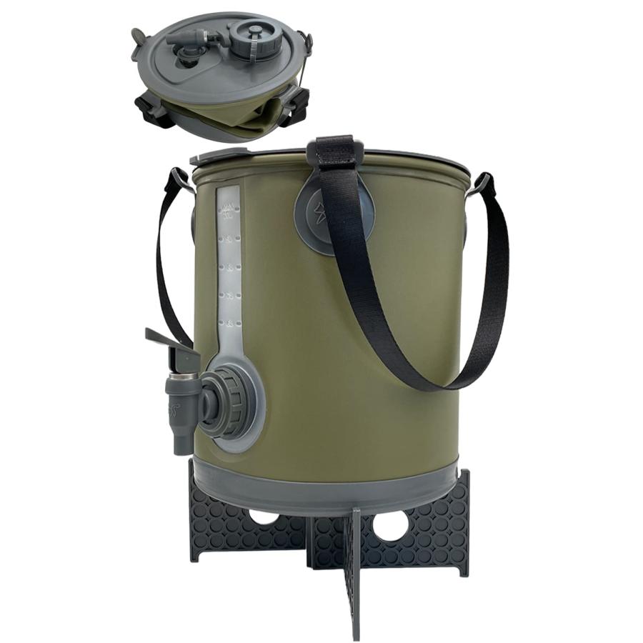 FUTUREFOX ウォータージャグ 10L 折りたたみ ジャグ キャンプ アウトドア (オリーブ) : 田道屋 - 通販 - Yahoo!ショッピング