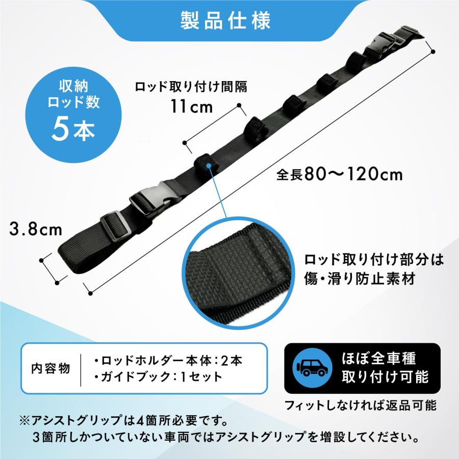 ロッドホルダー 車載ロッドホルダー 【ロッドに優しい・ワンタッチ脱着】 車 釣り竿 ホルダー 車用ロッドホルダー フィッシング VICCA : 田道屋 - 通販 - Yahoo!ショッピング