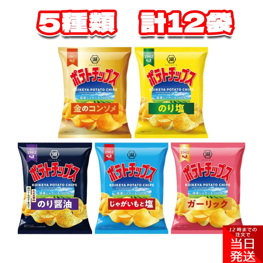 湖池屋 ポテトチップス 定番 5種 アソート 計12袋 セット まとめ買い : Tamonストア - 通販 - Yahoo!ショッピング