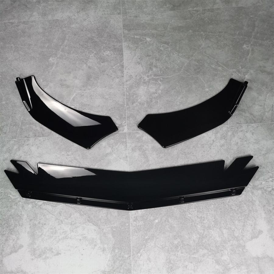 BMW X1 E84 レーシング スタイル 3P フロント バンパー リップ スポイラー スプリッター デュフューザー 18i 18d 20i 20d 23d 25i 28i 2009年 ...