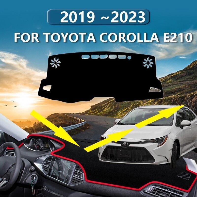 トヨタ カローラ E210 2022年 210 2023 2019年 2020年 2021年 セダン ダッシュボード カバー Mat 左ハンドル & 右ハンドル サンシェード Anti UV ...