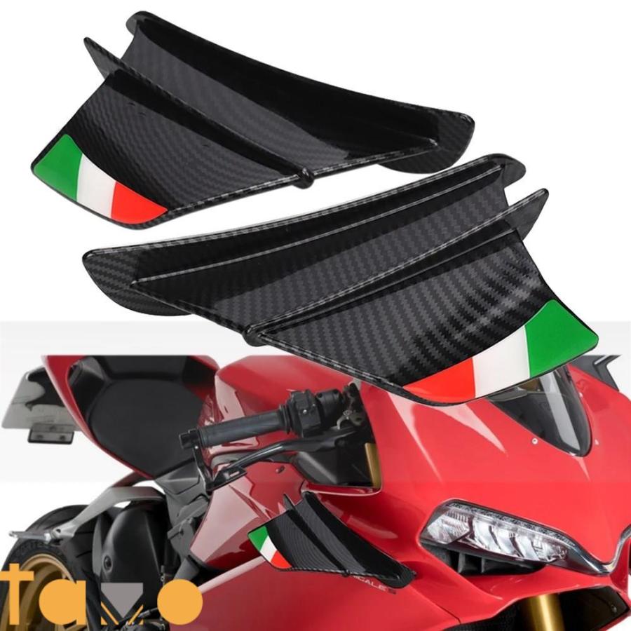 バイク Winglet Aeroダイナmic Wing Kit For カワサキ ニンジャ ZX6R 636 ZX636R ZX6RR ZX ...