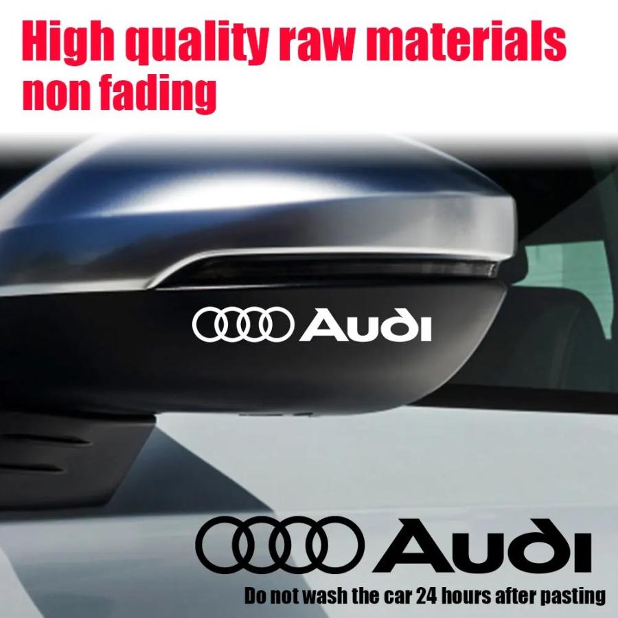 アウディrsスポーツスカイラインtta1a2a3a4a5a6a7a88pb6b7tt車ボディビニールステッカーq3q5q71.8t2.0tファッション4個 : tamostore - 通販 ...