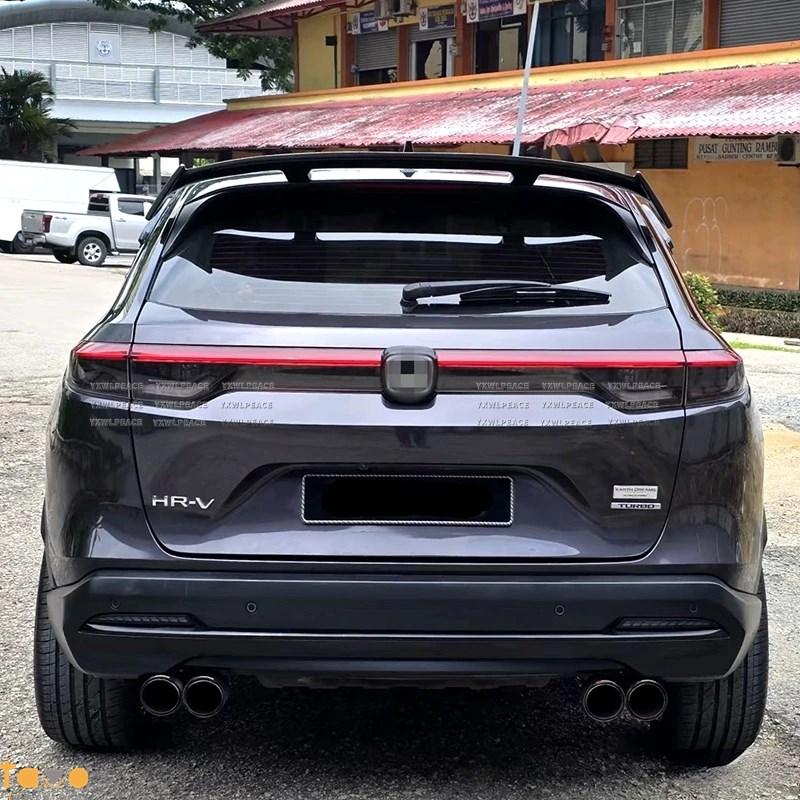 【並行輸入品】ホンダ honda リア キット スポイラー ルーフスポイラー リップ カスタム アクセサリー hr-v vezel hrv xrv xr-v 2021-23 ルーフ abs ...