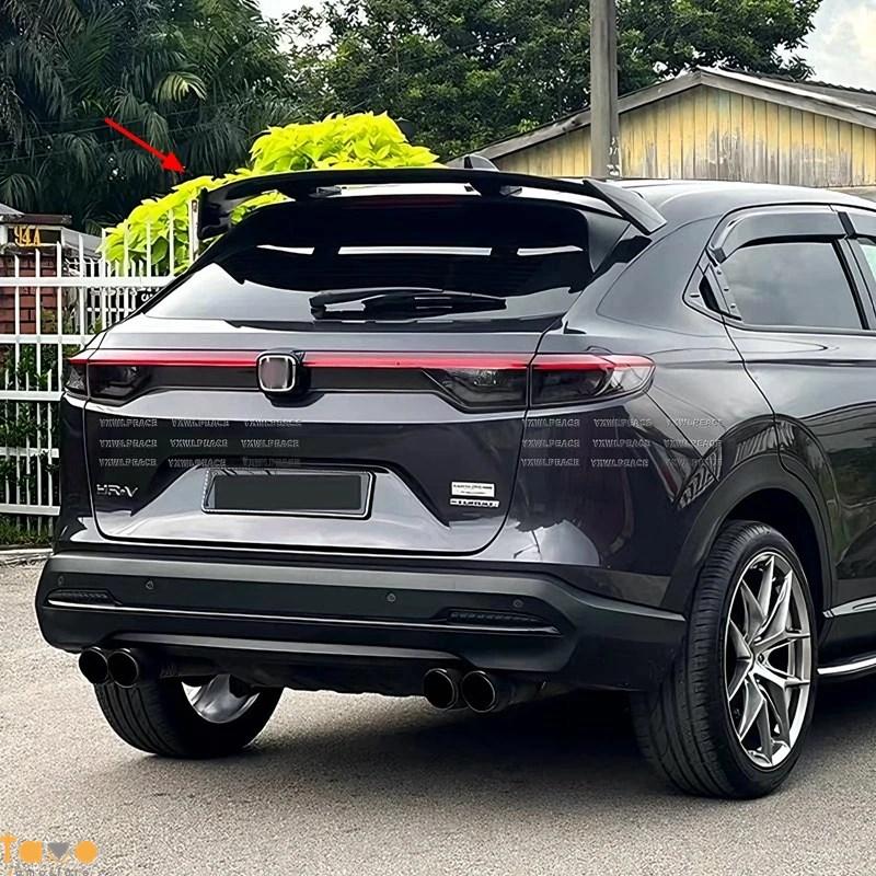 【並行輸入品】ホンダ honda リア キット スポイラー ルーフスポイラー リップ カスタム アクセサリー hr-v vezel hrv xrv xr-v 2021-23 ルーフ abs ...