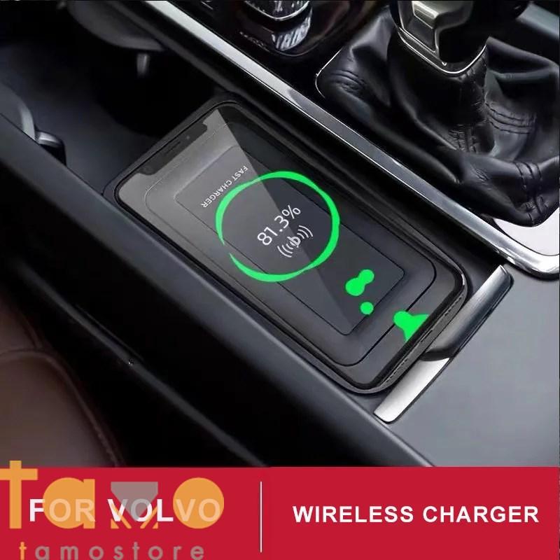カーアクセサリーボルボ XC60 XC90 S90 V90CC S60 V60CC モバイルワイヤレスチャージャー急速充電ボードスタイリング : tamostore - 通販 - Yahoo ...