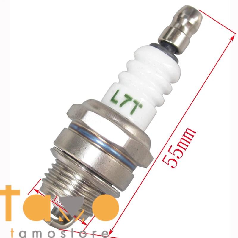 スパークプラグL7T BPMR7A交換チェーンソーBM6A TS400 TS410 TS420 TS460 2ストロークATVミニスーパーポケットバイク : tamostore - 通販 ...