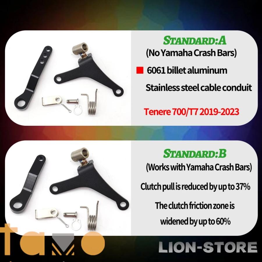 ヤマハ テネレ700 T700 2019 2020 2021T 7 2022 2023 T 700用1フィンガークラッチ オートバイアクセサリー クラッチアクチュエーターアーム ...