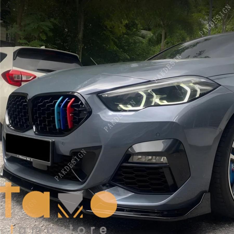 MPスタイル フロントバンパースポイラー リップスプリットディフューザー BMW 2シリーズ F44 225I M235I M240I グランクーペ 2020-2024 : tamostore ...