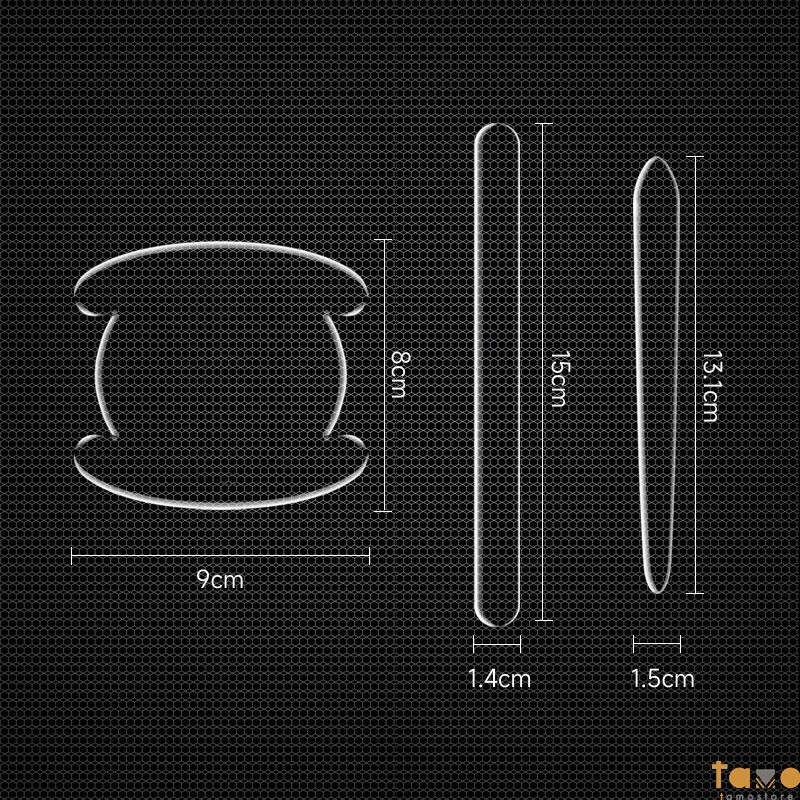【並行輸入品】カバー リア ハンドル シトロエン c1 c2 c3 グランド c4 ピカソ c4l vts c-エリゼ エアクロス ク ドア ボウル ステッカー 傷防止 8枚 部品 : t ...
