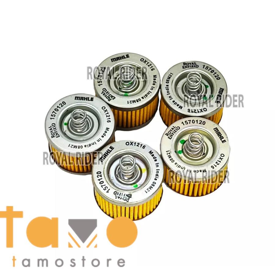 FITS ROYAL ENFIELD 'METEOR 350 & CLASSIC 350' OIL FILTER PACK OF 5 + 1 ...