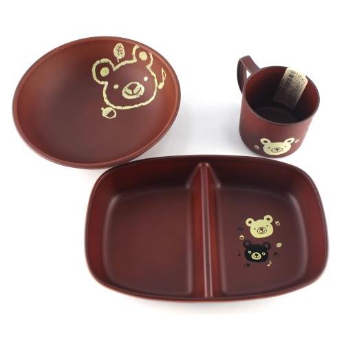 クマキッズプレートセット : 田村陶器 - 通販 - Yahoo!ショッピング