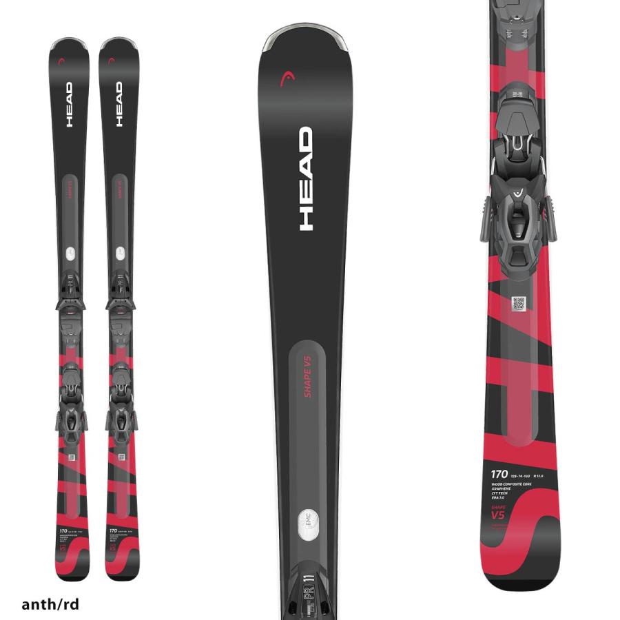 HEAD ヘッド スキー板 ＜2026＞SHAPE E.V5 AMT-PR [315255] + PR 11 GW BR.85[G][100942] ビンディング セット 取付無料【早期予約 ...