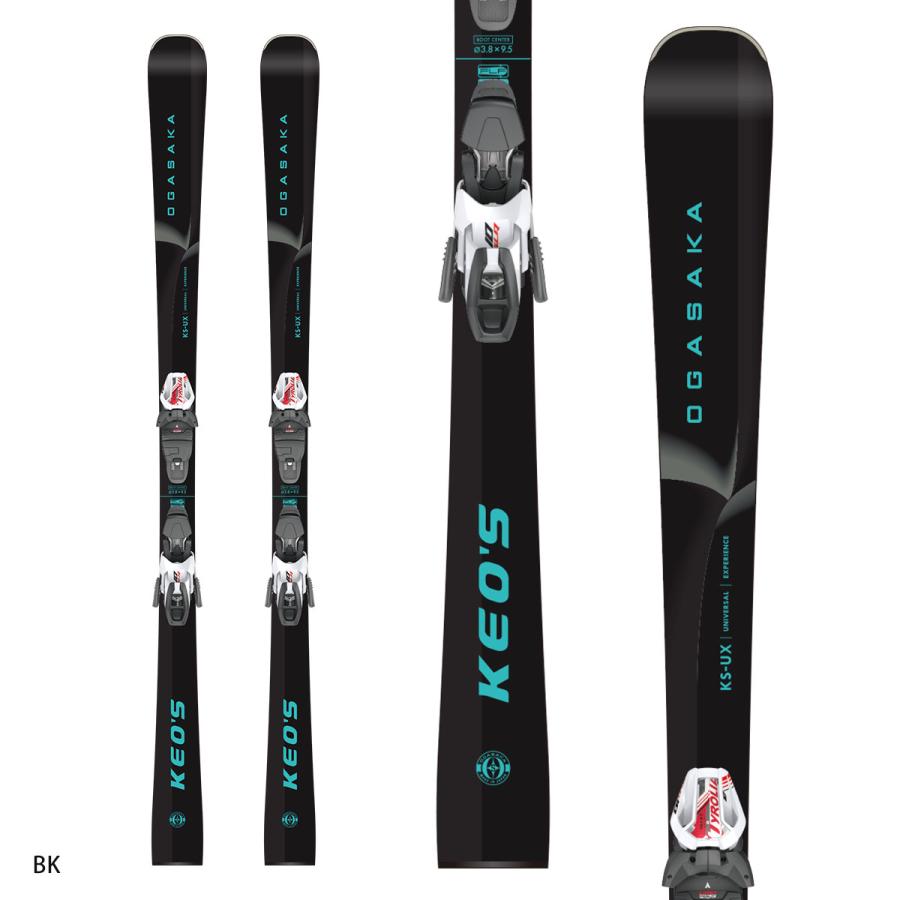 OGASAKA オガサカ スキー板 メンズ レディース＜2026＞KEO'S 〔ケオッズ〕 KS-UX BK/WT + SLR 10 GW ビンディング セット 取付無料【早期予約 ...