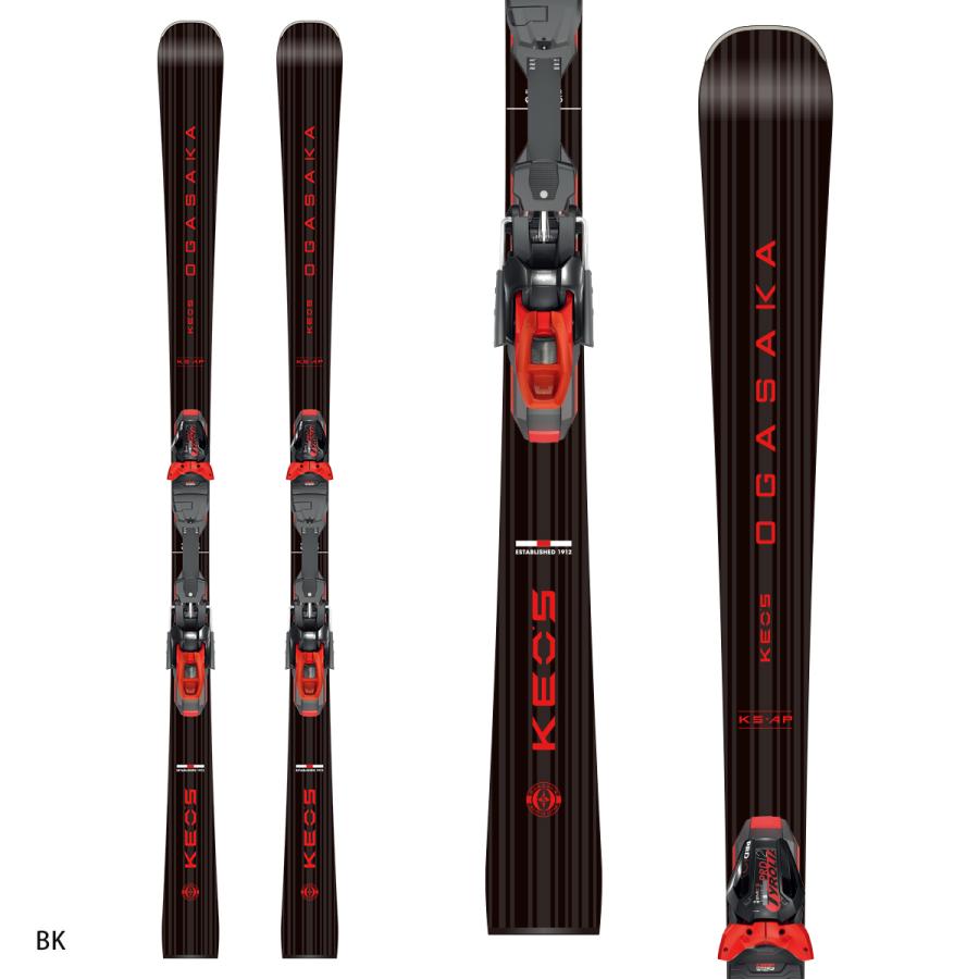 OGASAKA オガサカ スキー板 メンズ レディース＜2026＞KEO'S 〔ケオッズ〕 KS-AP BK/RD + PRD 12 GW BK/RD/WTビンディング セット 取付無料【早期 ...
