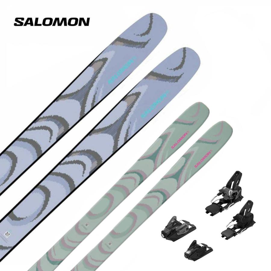 ATOMIC SALOMON サロモン スキー板 メンズ レディース＜2026＞QST 100 COSMIC SKY /L47421000+ + アトミック STRIVE 14 GW ...