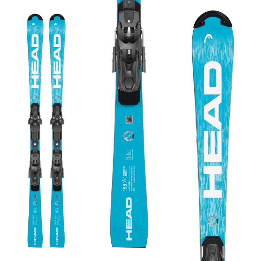 HEAD ヘッド スキー板 2024 WORLDCUP REBELS E-SL RD FIS + Race Plate EVO 14 + FF 14 GW 【FIS対応】ビンディングセット ...