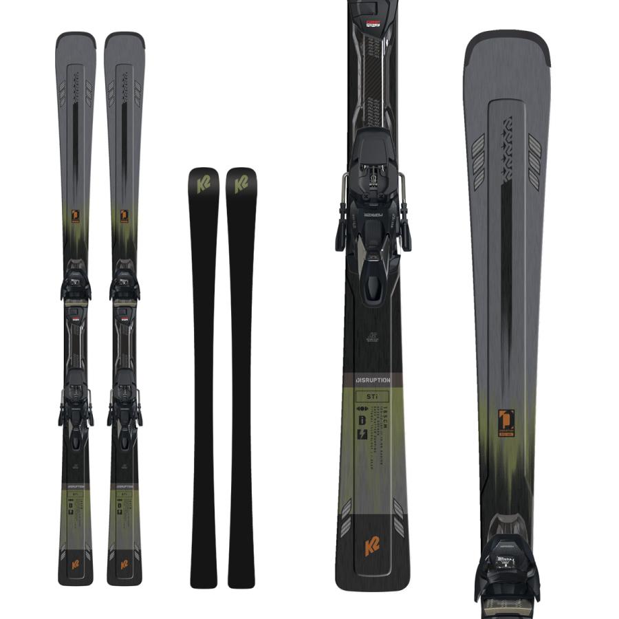 K2（スキー、スノーボード） K2 ケーツー スキー板 メンズ レディース 2024 DISRUPTION STi + MXC 12 TCx light Quikclik プレート ...