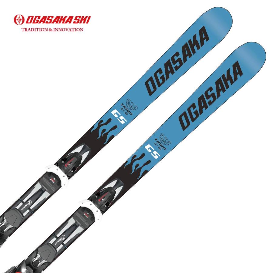 OGASAKA オガサカ スキー板 キッズ ジュニア 2024 TRIUN 〔トライアン〕G.TEAM + TX10 GW Power Plate9 ビンディングセット 取付無料 2023 ...