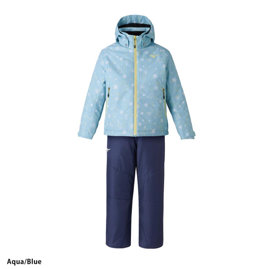 MIZUNO ミズノ スキーウェア 上下セット キッズ ジュニア＜2024＞ Z2MGA956 / MIZUNO SNOW Jr. PRINT SUIT ミズノスノージュニアプリントスーツ ...